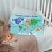 Find the Country & Ocean Game World Map Puzzle Personalised World Map ...