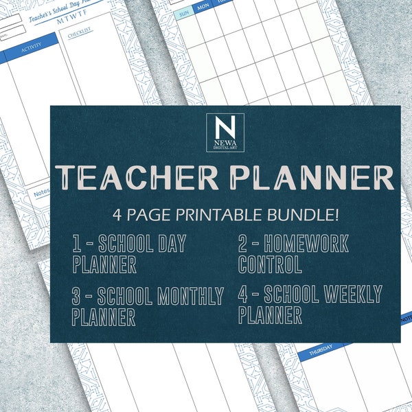 Daily Planner Printable - Etsy