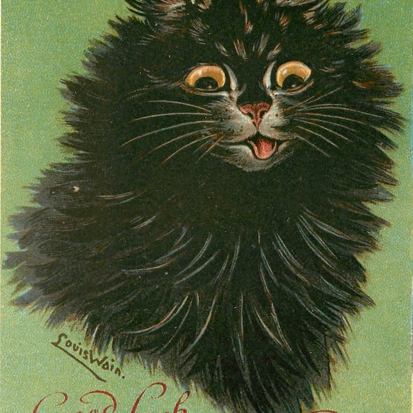 Louis Wain - Etsy