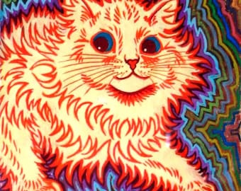 Louis Wain 8X10 Photo Picture Image British Artist Comic | Etsy