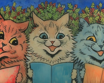 Louis Wain 8X10 Photo Picture Image British Artist Comic | Etsy