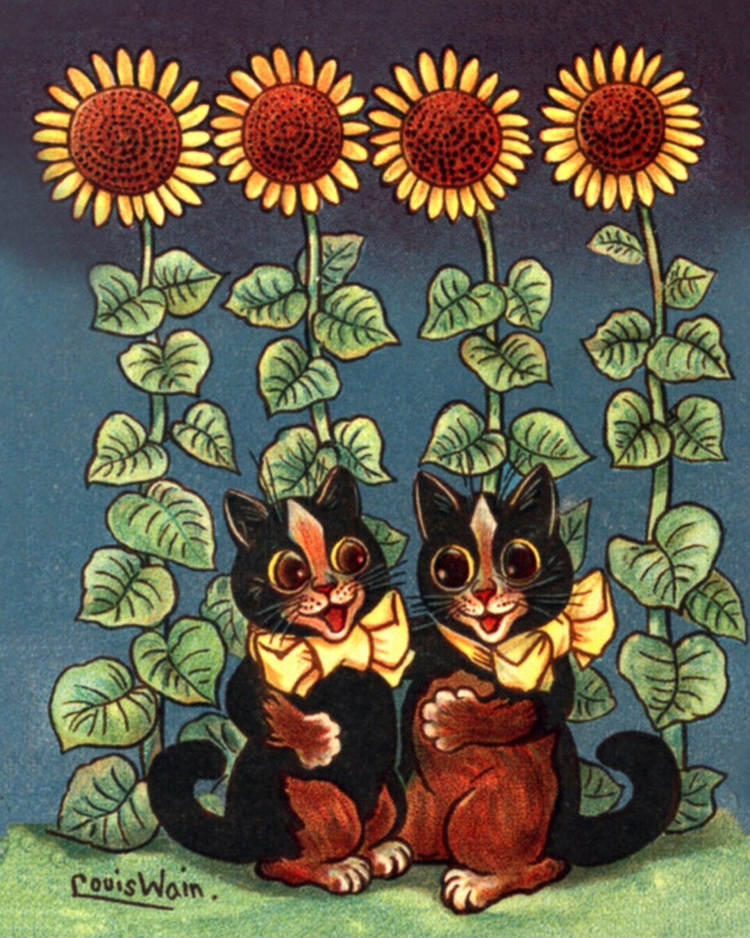 Louis Wain 8X10 Photo Picture Image British Artist Comic Kittens Feline ...