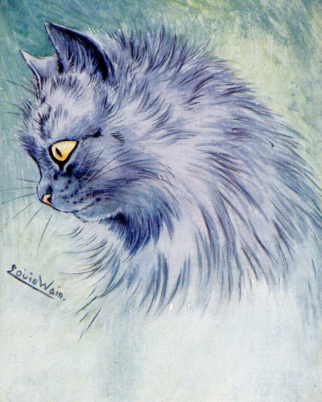 Louis Wain 8X10 Photo Picture Image British Artist Comic Kittens Feline ...