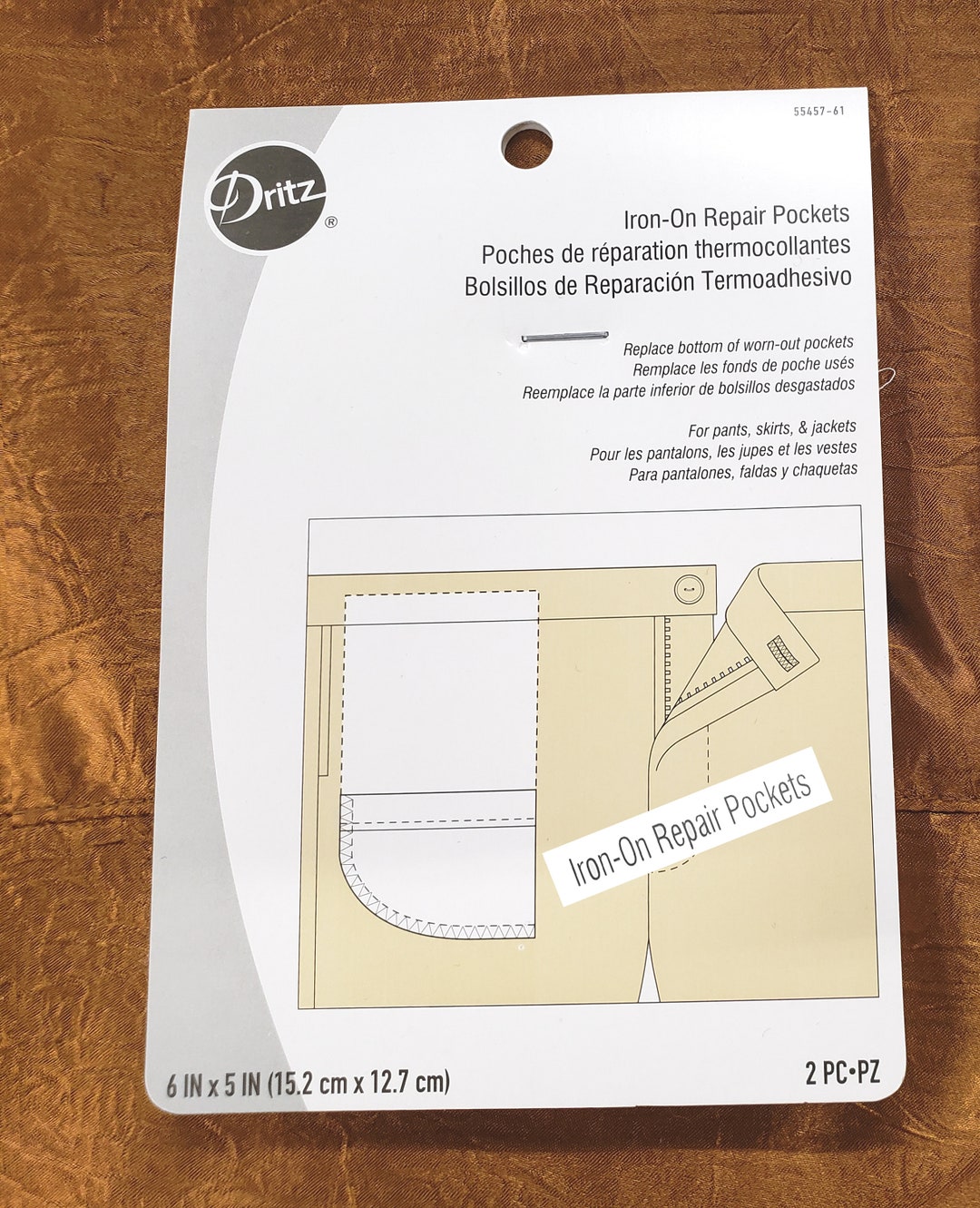 Pocket Worn Iron on Pocket Repair Kit - Etsy