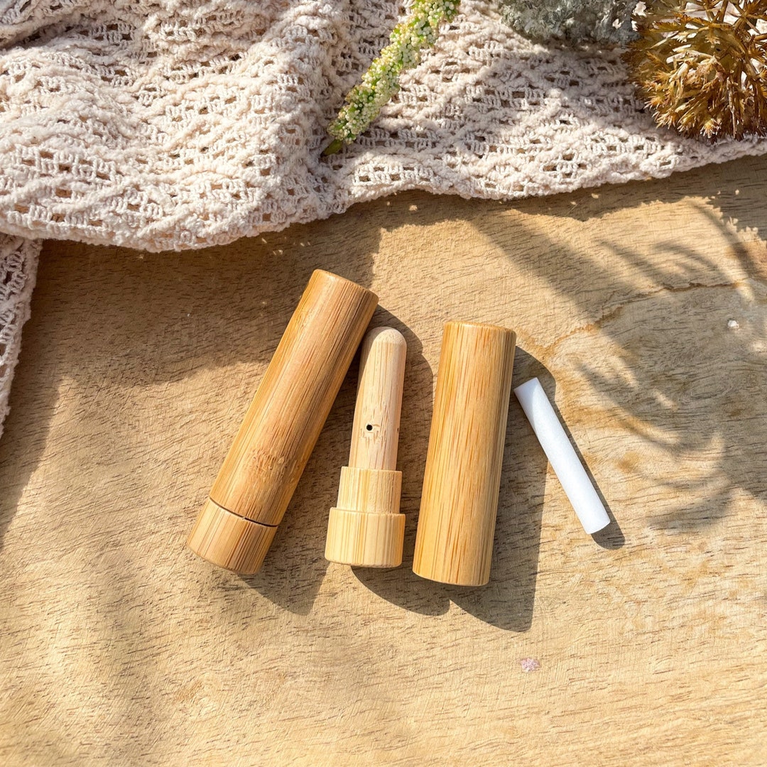 Inhaler Pen BAMBOO ו Made of Natural Bamboo ו Smelling Pen for ...