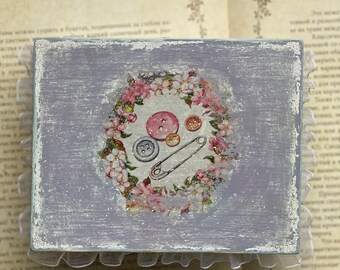 Purple Sewing Box - Etsy