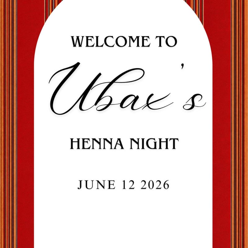 Henna Shower Template - Etsy