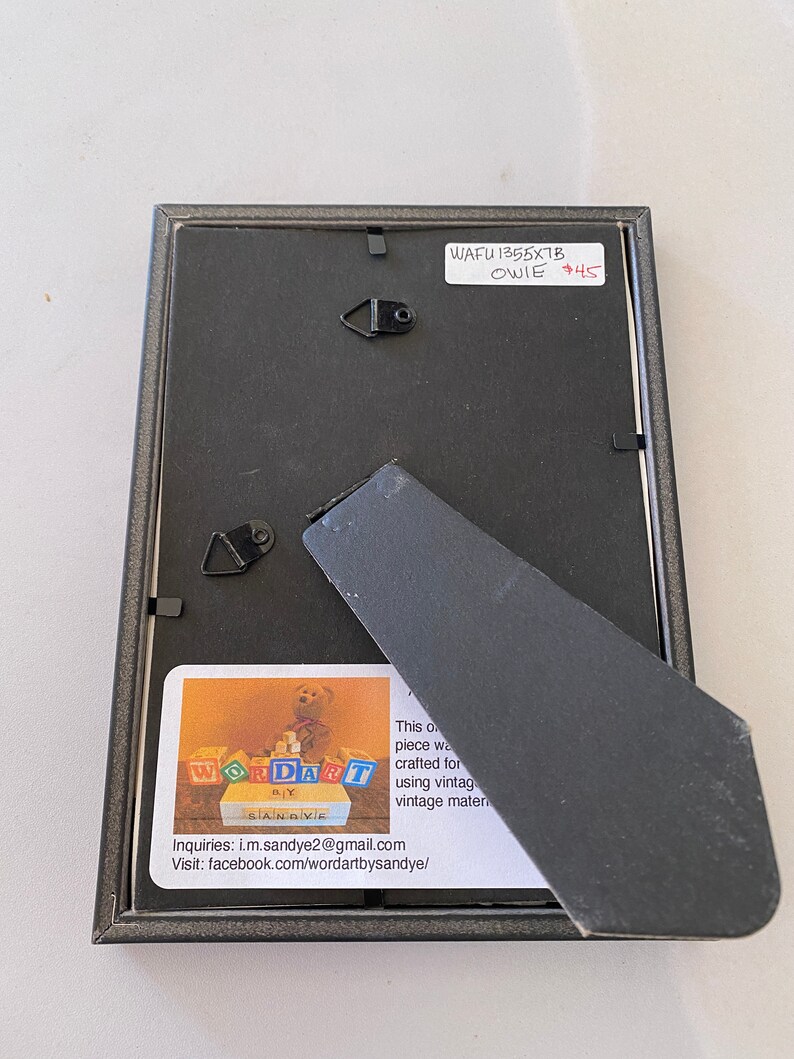 Owie! Sally Has BOO Boos... One-of-a-kind, Framed 3-D Vintage Art ...