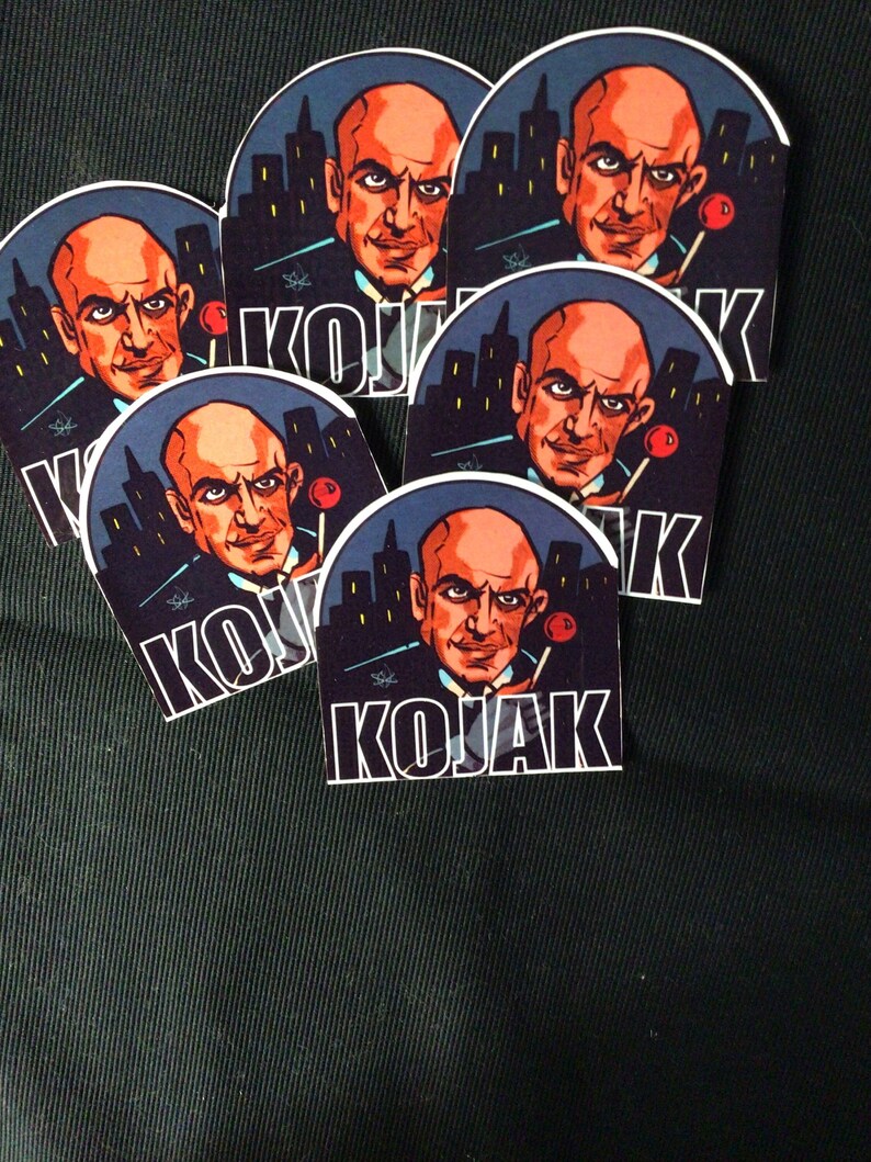Vinyl Sticker - 70’s Detective Series: Kojak - Etsy
