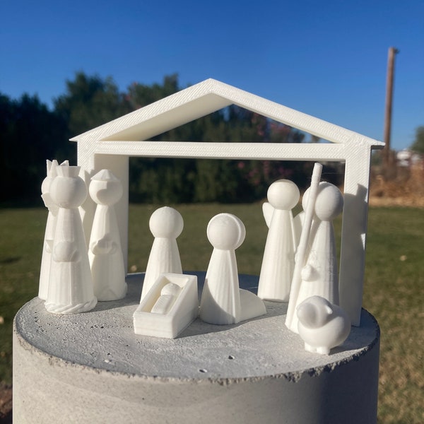 Modern Nativity - Etsy