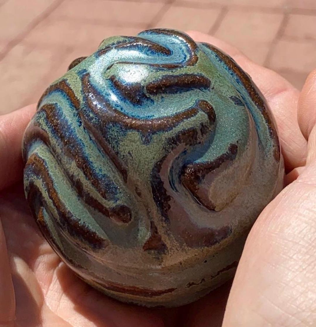 Finger Labyrinth Ball for Meditation, Stress Relief and Prayer Green ...