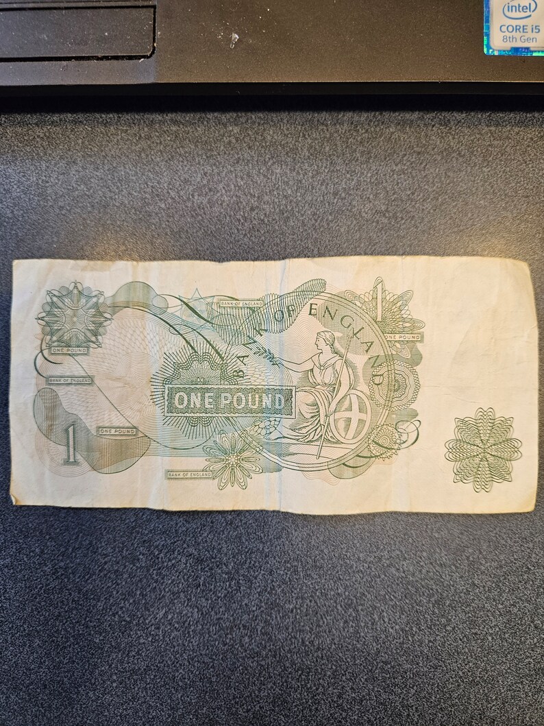 1970 Bank of England One Pound Note - Etsy