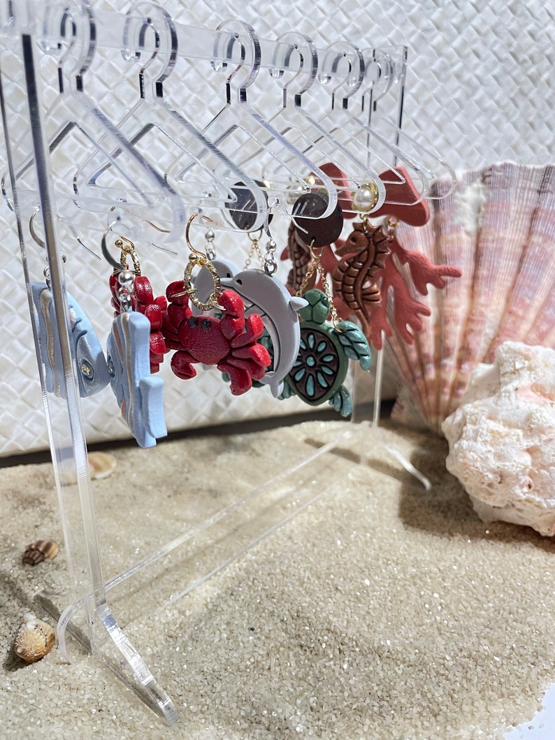 Seepferdchen Ohrringe | Strand Ohrringe | Fimo - Etsy Schweiz