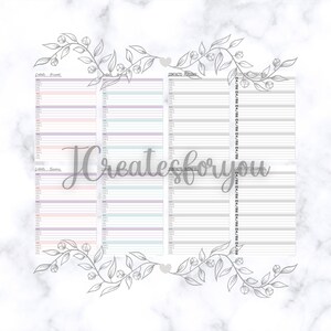 Printable Contact List - Etsy