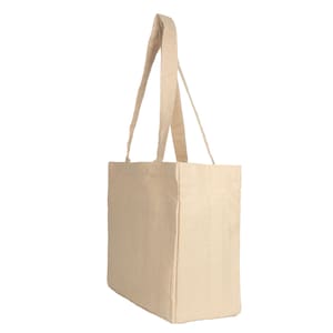 Reusable Canvas Shopping Bag Strong Eco Friendly Grocery Cotton ...