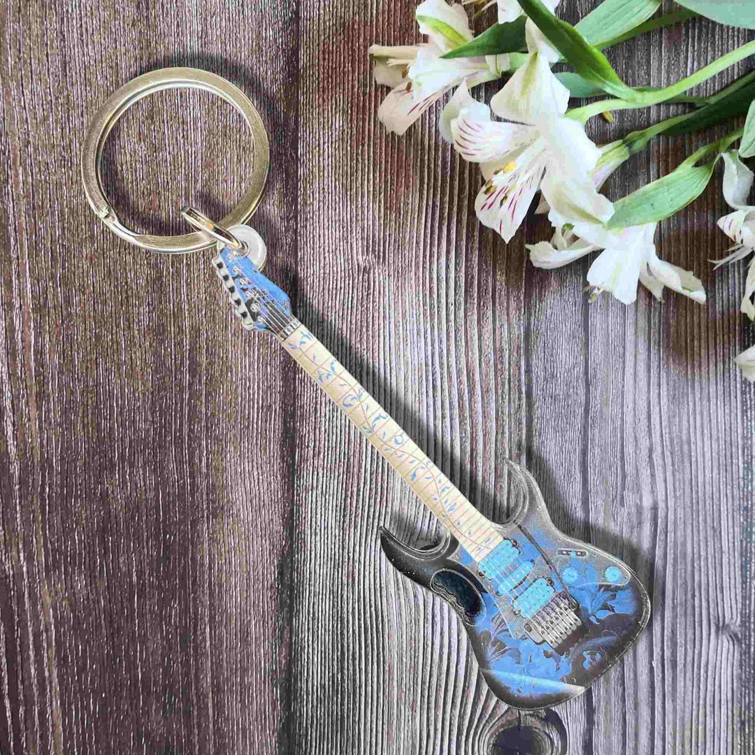 Ibanez Guitar Keychain | Gift Idea for Guitarist Keychain Guitar Gift ...
