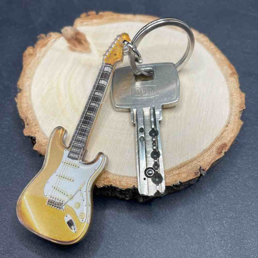 Fender Stratocaster Electric Guitar Keychain Miniature Guitar Christmas ...
