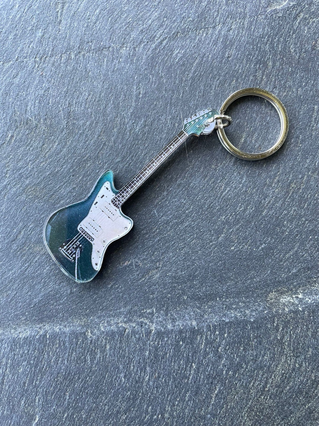 Fender Jazzmaster Miniature Guitar Keychain Gift Idea for Musician ...