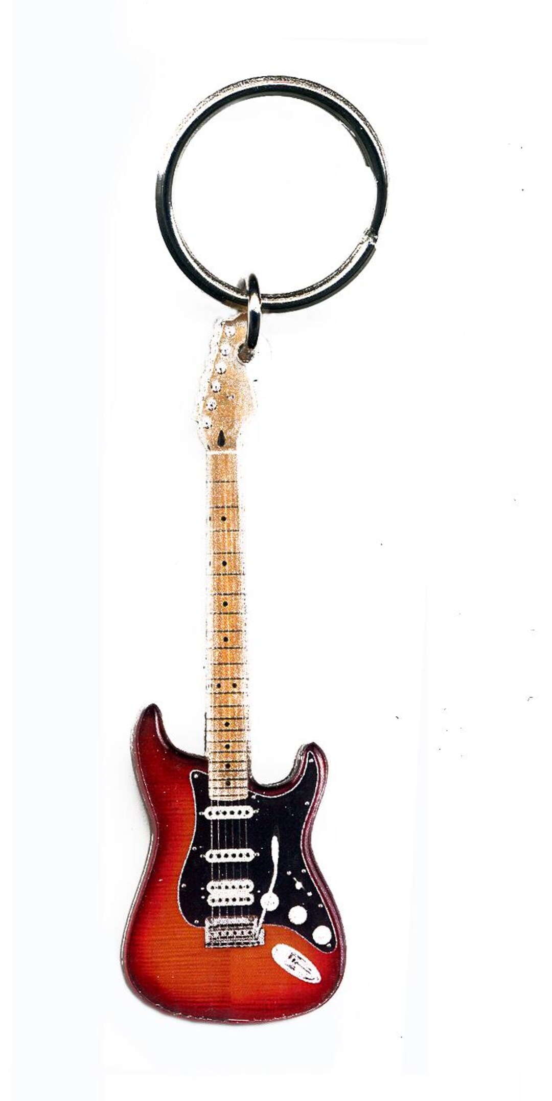Electric Guitar Keychain Fender Stratocaster Miniature Guitar Gift Idea ...