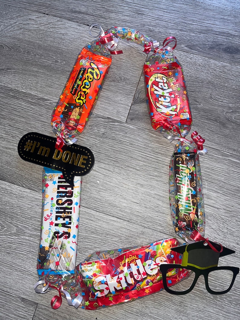 Full Size Candy Lei, Graduation Candy Lei, Ceremony Lei, Candy Lei ...