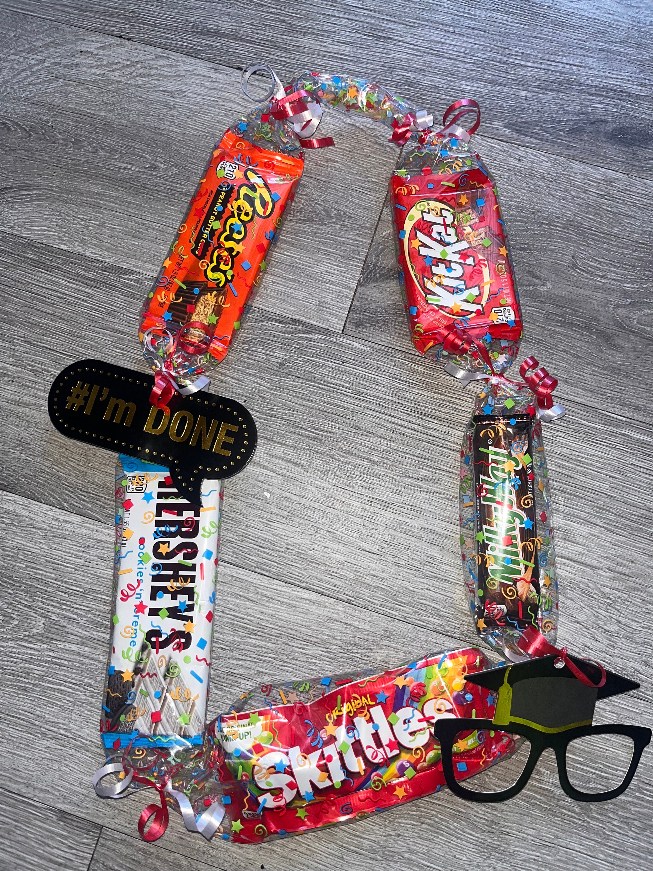 Graduation Candy Lei, Full Size Candy Bars, Ceremony Gift - Etsy