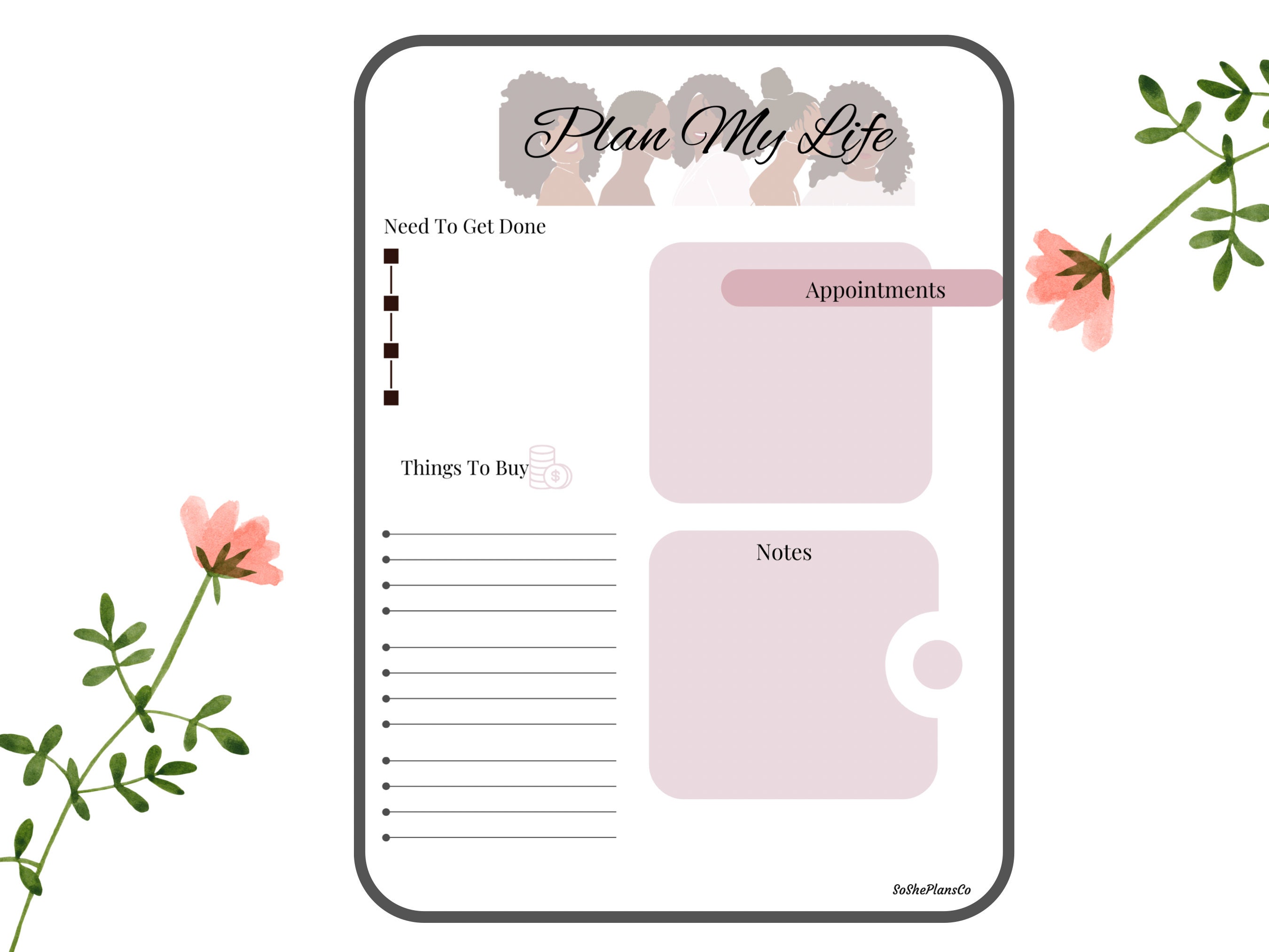 Daily Planner Printable/daily Tasktemplate/productivity PDF - Etsy