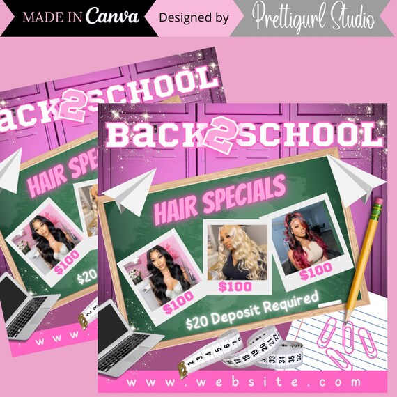 DIY Back to School Flyer - Etsy