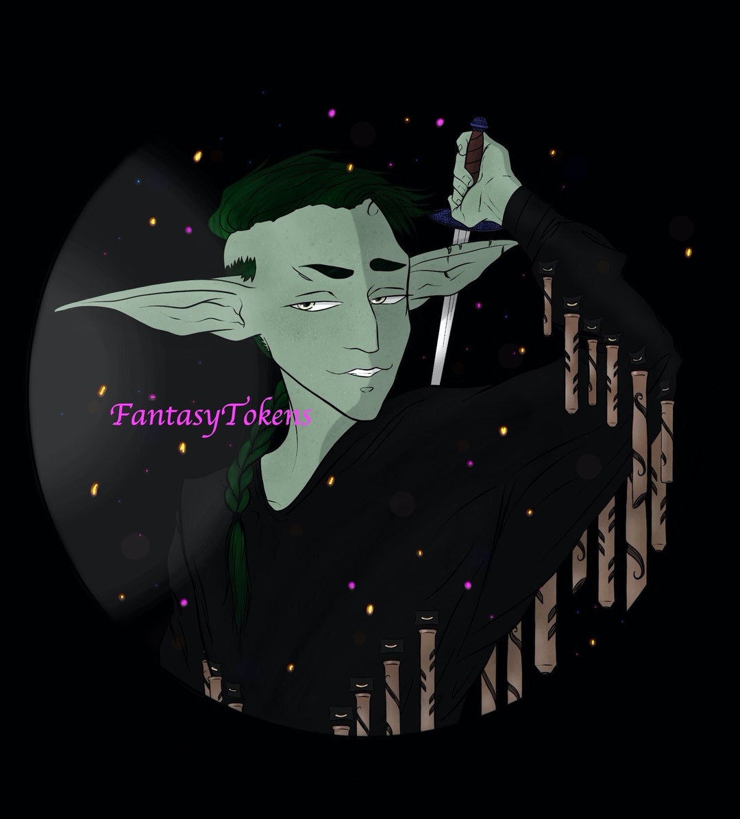 Dnd Art Commissions, Player Character Tokens - Etsy