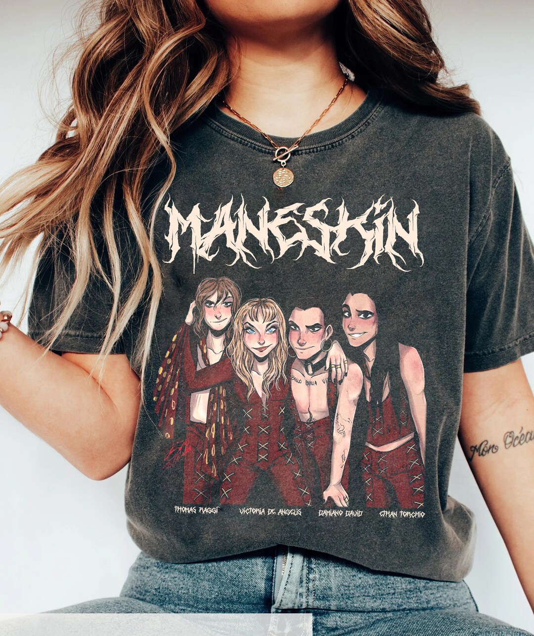 Comfort Color Måneskin Country Music Shirt , Måneskin Tour 2023 Shirt ...