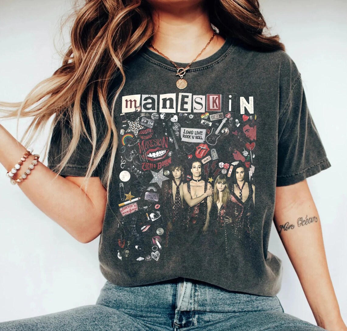 Comfort Color Måneskin Music måneskin 2023 Shirt Maneskin - Etsy Canada