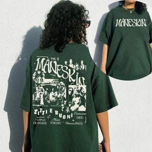 Maneskin 2side Shirt, Maneskin World Tour 2023 Shirt, Maneskin Album ...