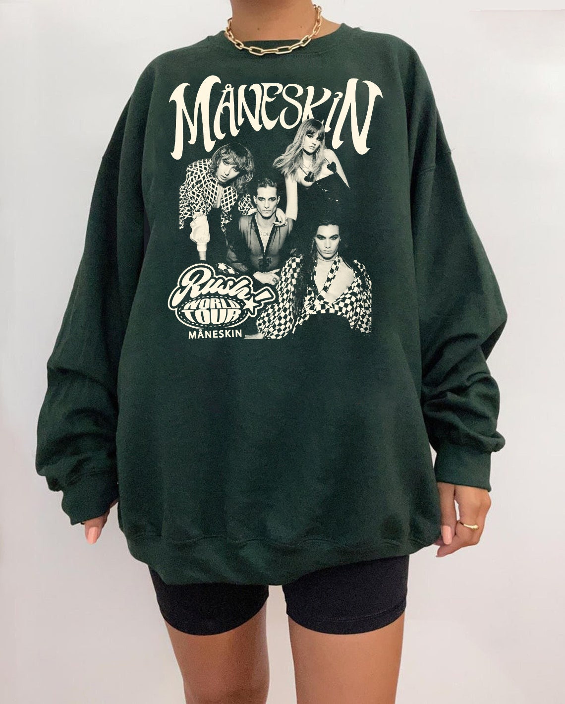 Maneskin Retro T-shirt,maneskin for Your Love Shirt, Gift Måneskin Fans,måneskin Rock Band T ...