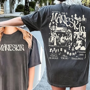 Maneskin 2side Shirt, Maneskin World Tour 2023 Shirt, Maneskin Album ...