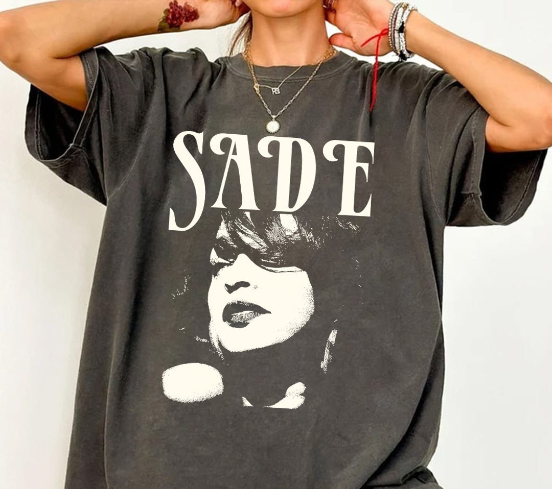Comfort Colors Sade Shirt, Sade Singer Shirt, Retro Sade Music Tour ...