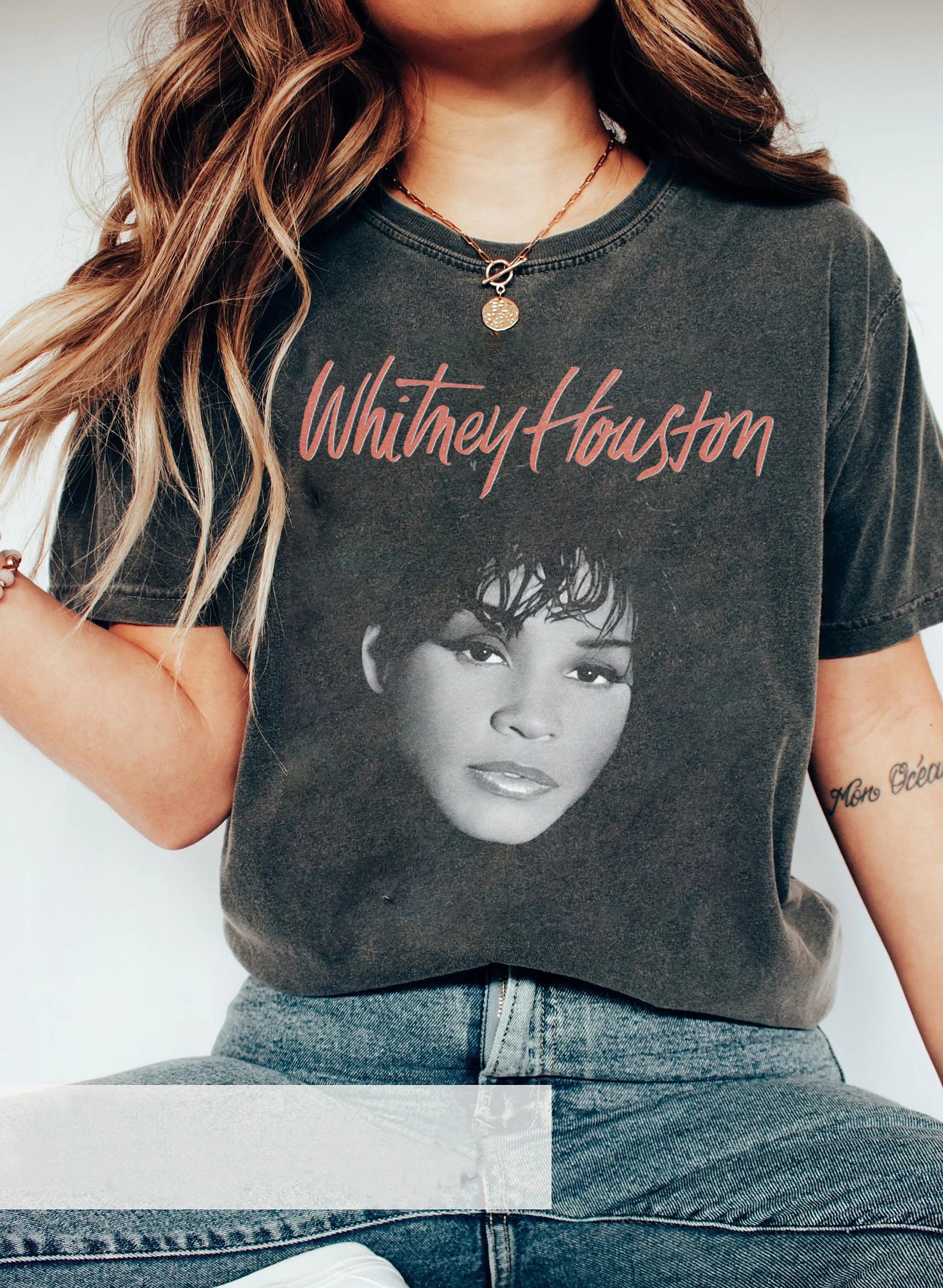 Whitney Houston Shirt Whitney Vintage Tshirt Retro Whitney - Etsy