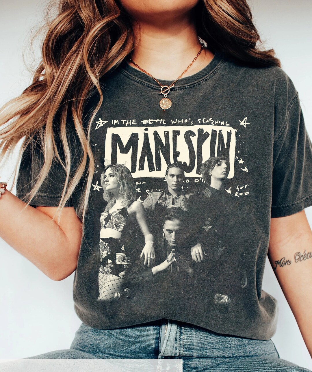 Comfort Color Maneskin Funny Shirt, Måneskin Tour 2023 Shirt, Måneskin ...