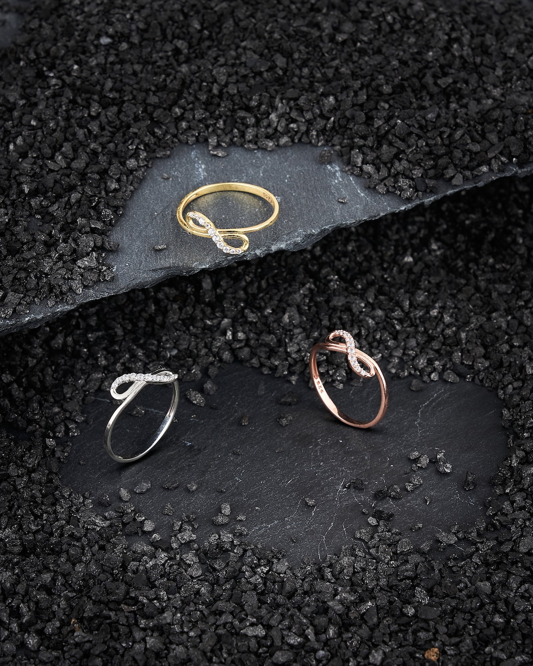 Infinity Love Ring • Infinity Diamond Ring • Limitless Stackable Ring ...