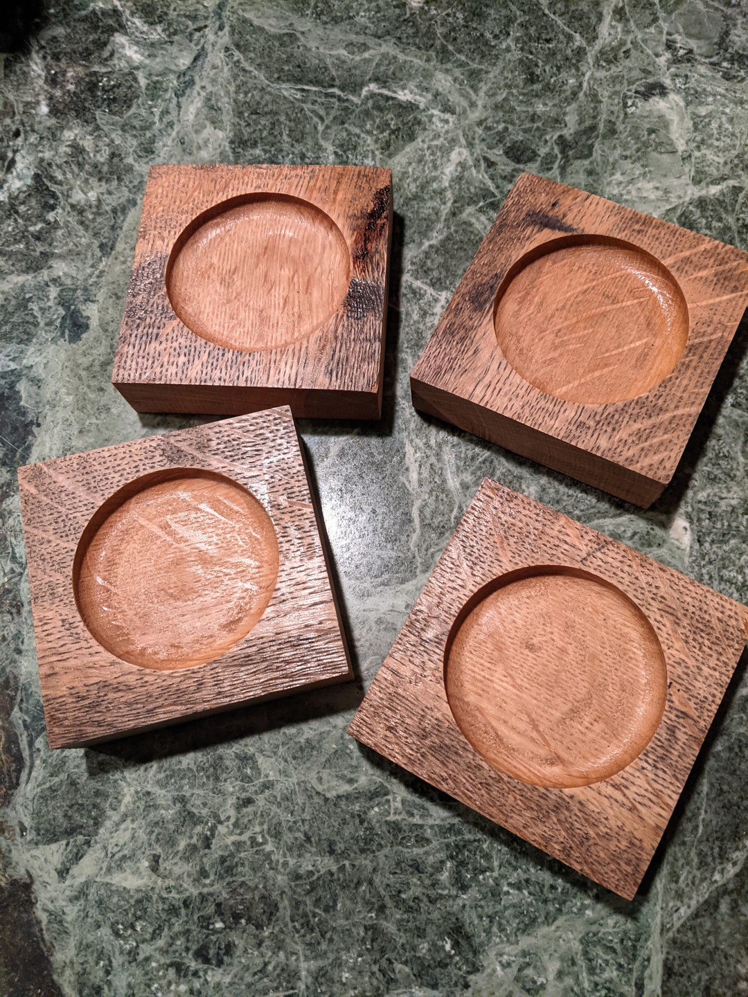 Bourbon Barrel Coasters 4pack - Etsy