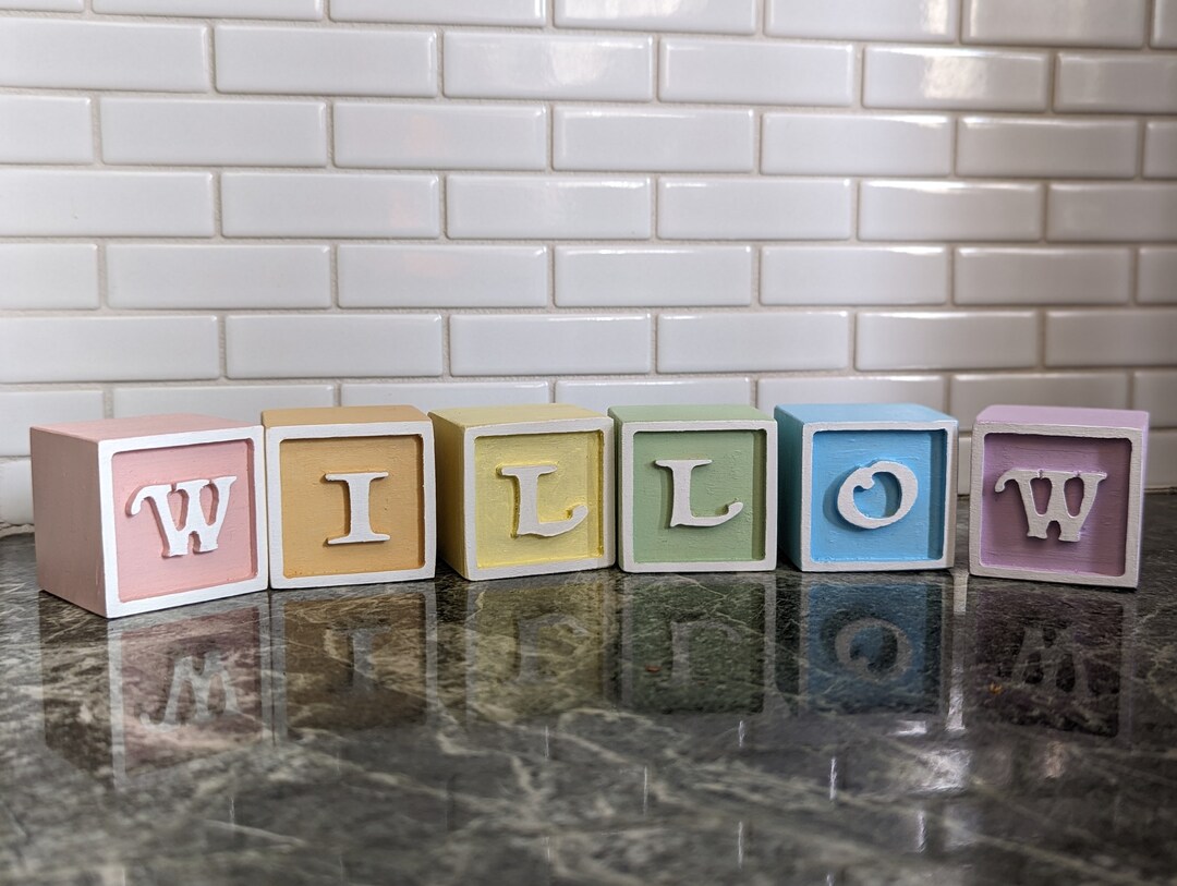 Personalized Baby Blocks - Alphabet Blocks - Baby Room Decor - Etsy