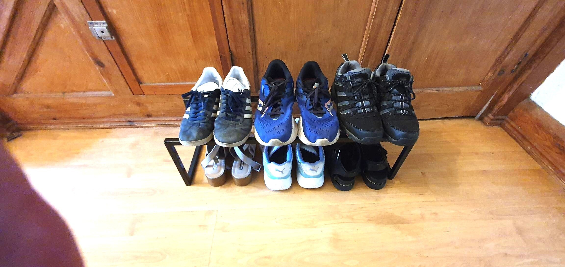 Modern Steel Box Section Design Shoe Rack. Handmade and - Etsy UK