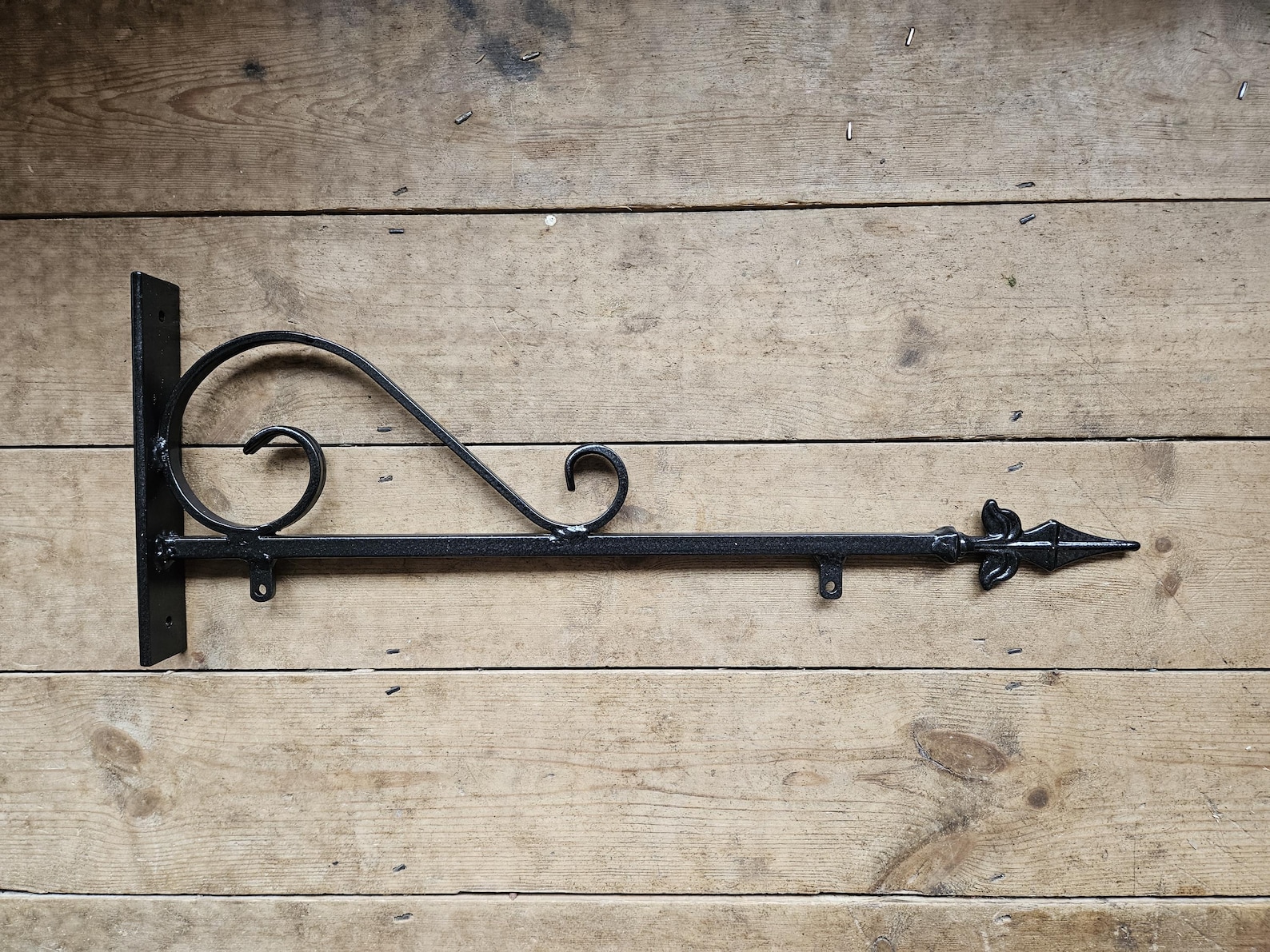 Handcrafted Wrought Iron Sign Hangers - Etsy UK