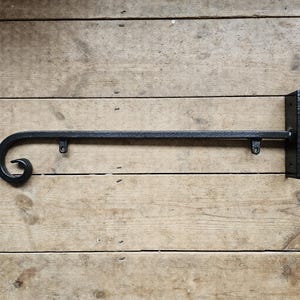 Handcrafted Wrought Iron Sign Hangers - Etsy UK