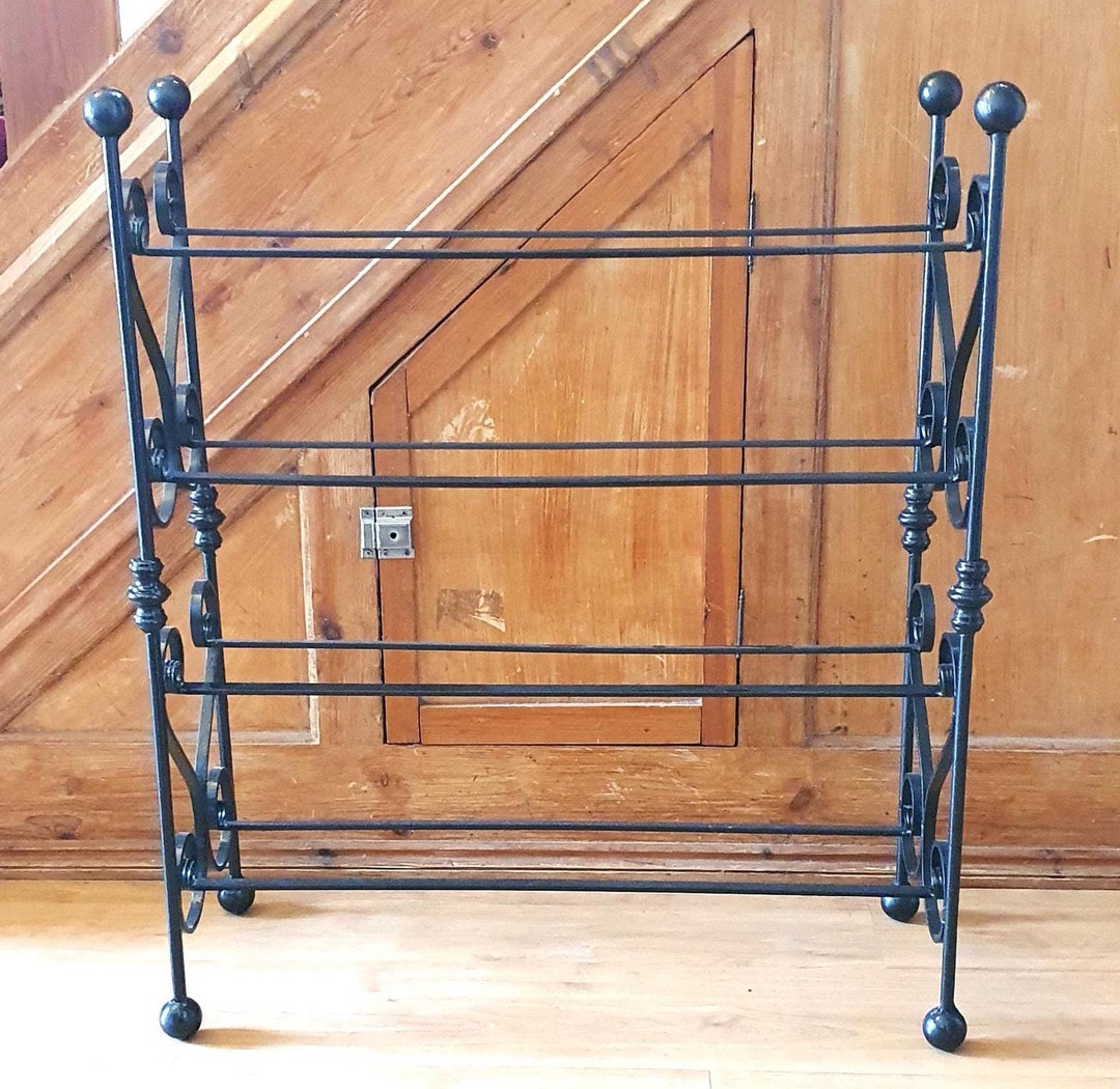 Four Tier Wrought Iron Shoe Rack. Heart-shaped. Handmade and Crafted in ...