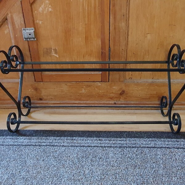 Wrought Iron Rack - Etsy UK