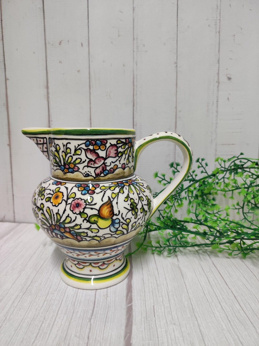 Jug/ Vase/ Handmade Portuguese Vase/ Portuguese Ceramics/ Water/ Wine ...