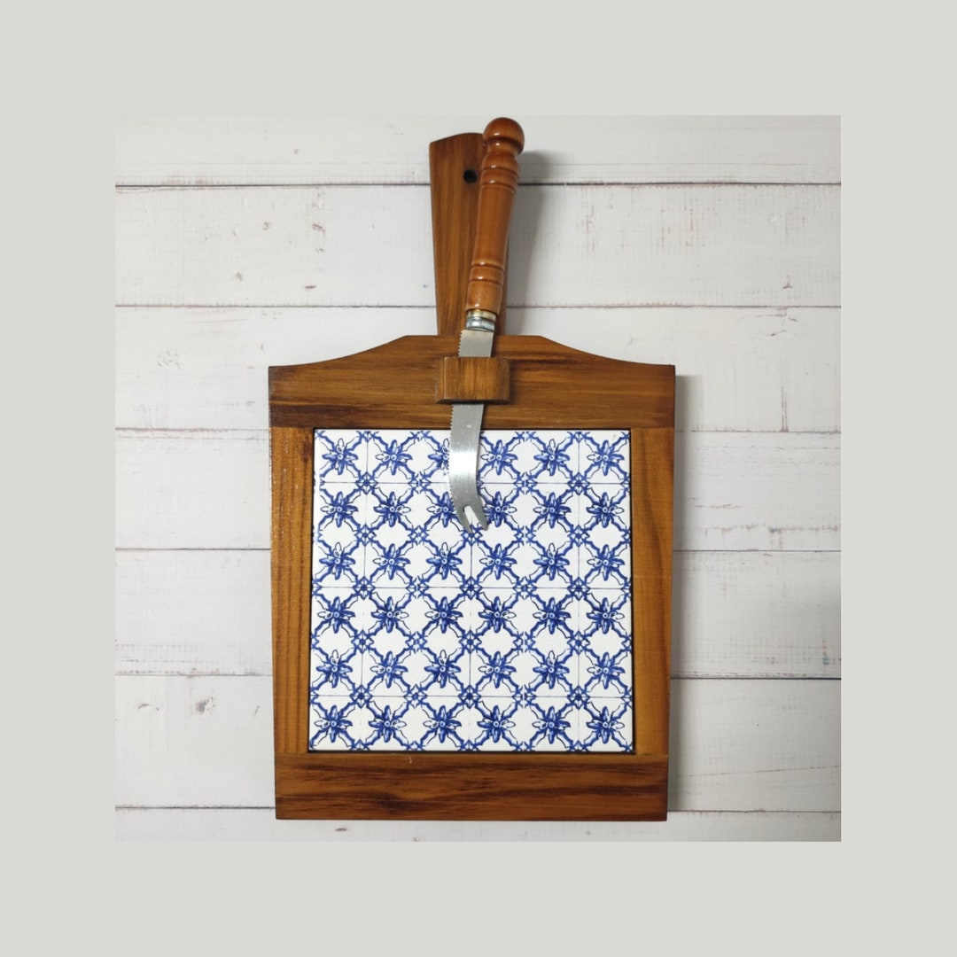 Cheese Board/tile Board/wood With Tiles/original Gift/kitchen ...