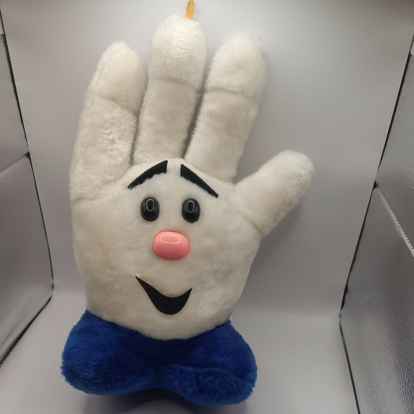 Hamburger Helper Helping Hand Dan Brechner Vintage Plush Stuffed Blue ...