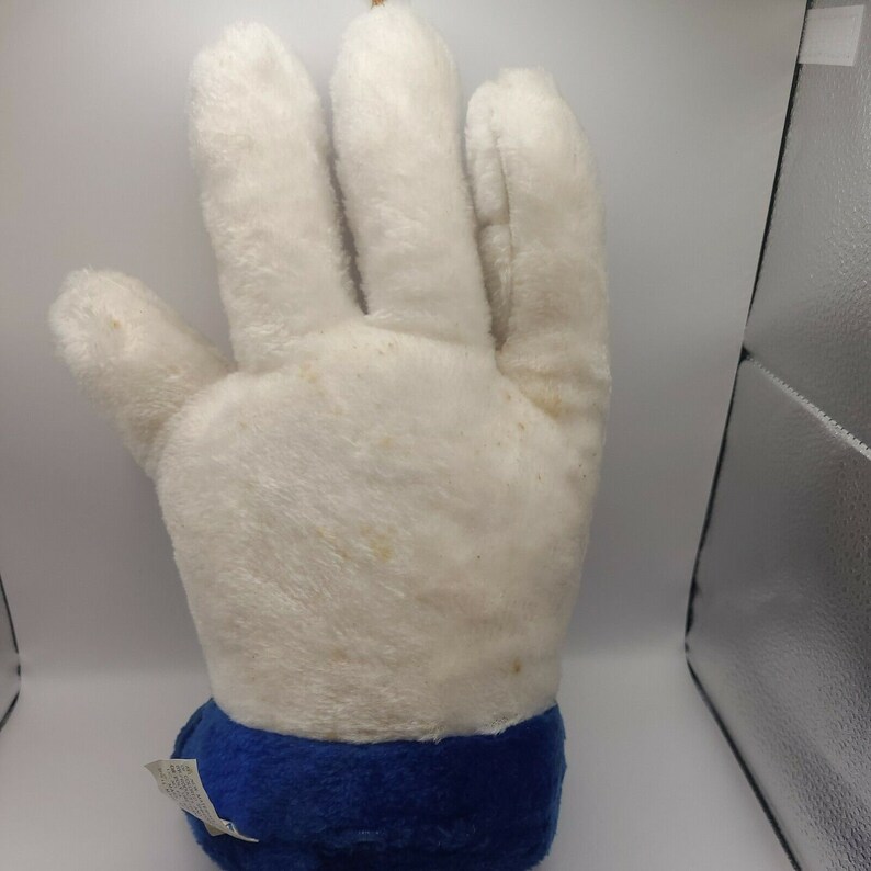 Hamburger Helper Helping Hand Dan Brechner Vintage Plush Stuffed Blue ...