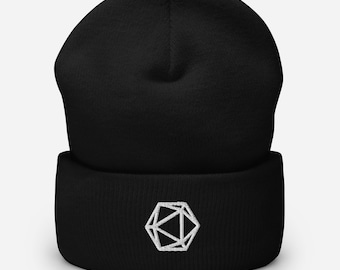 Celestial D20 Beanie Dnd Beanie Dungeons and Dragons Beanie - Etsy