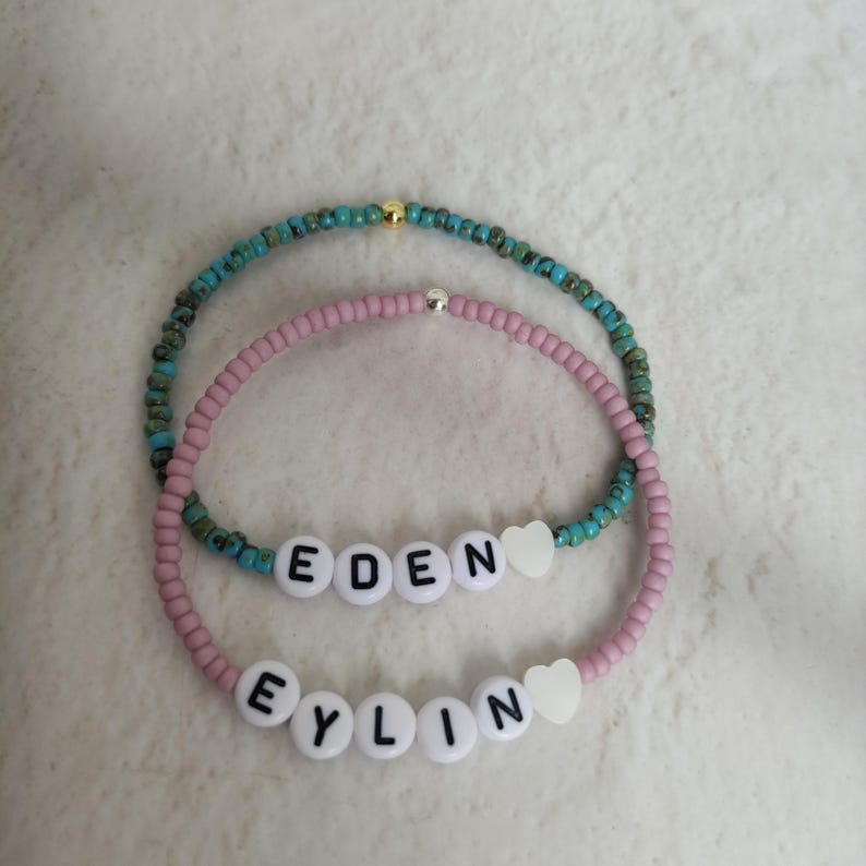Personalised Bracelet, Bride Gift, Stacking Bracelet, Mum Bracelet ...
